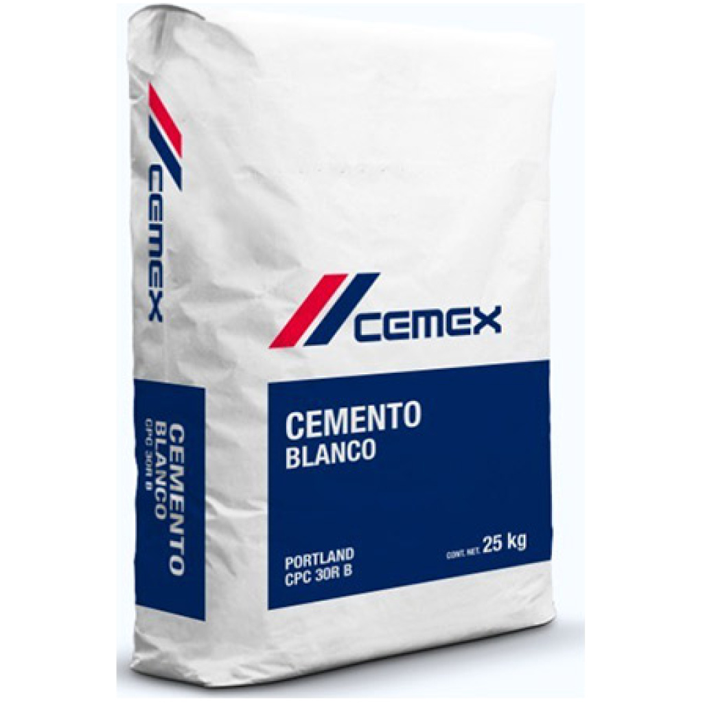 CEMENTO BLANCO CEMEX, PESO:50 KG – Fymsa